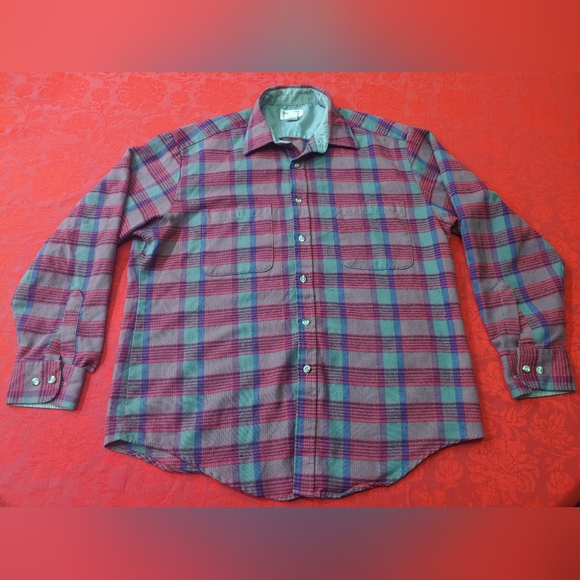 Shirts | Vintage Long Sleeve Button Up Flannel Shirt | Poshmark